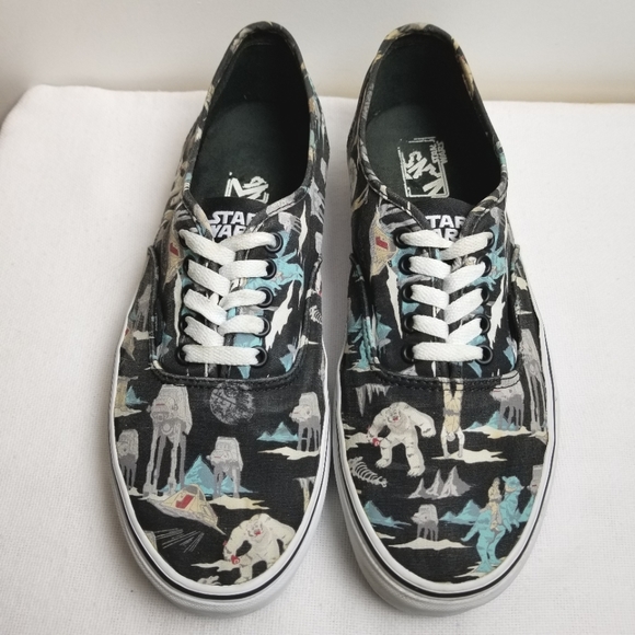 Vans | Shoes | Vans Star Wars Planet Hoth Dark Side Sneakers Size 1 ...